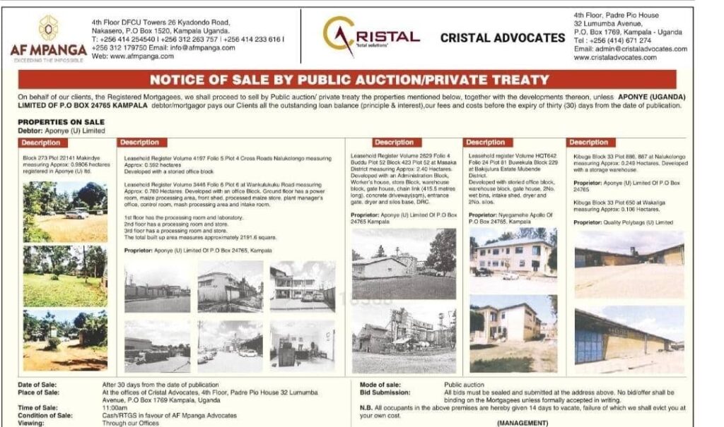 Aponye's business empire crumbles two years after his death (VIDEO ...